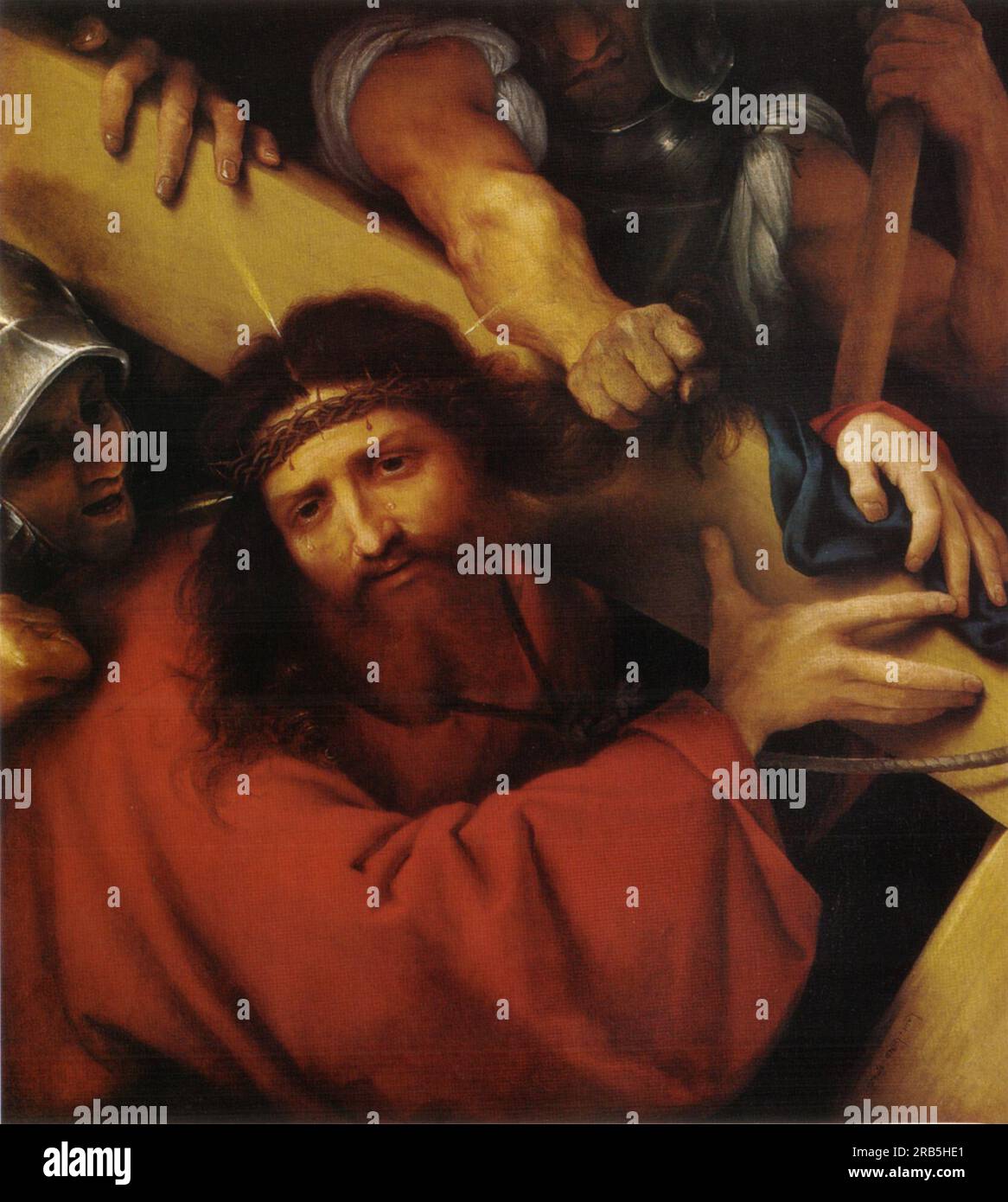 Christ Carrying the Cross 1526; Italy by Lorenzo Lotto Stock Photo - Alamy