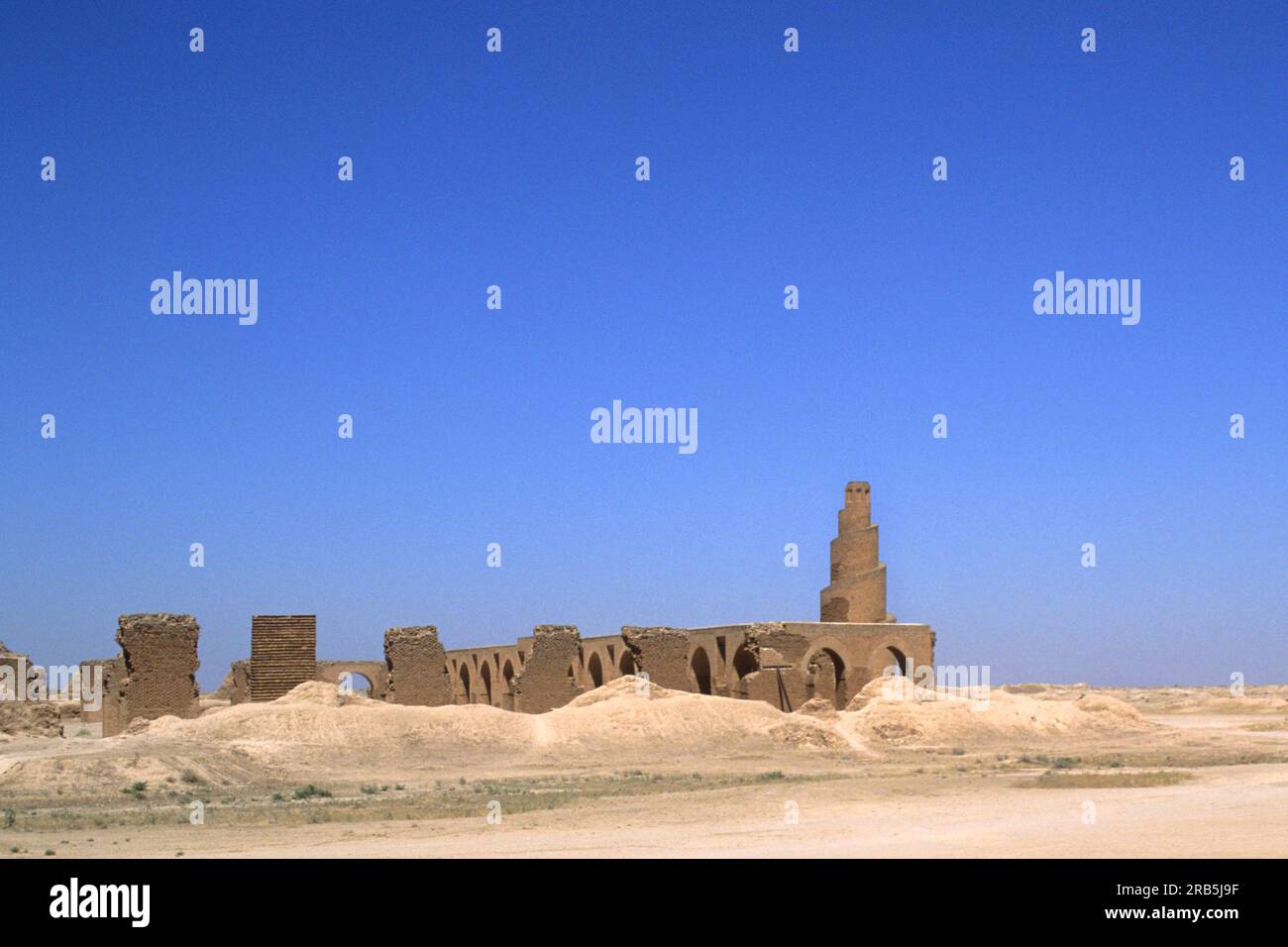 Al Malwuaiya Tower. Malwiya Tower. Minaret. Samarra. Iraq. Asia Stock ...