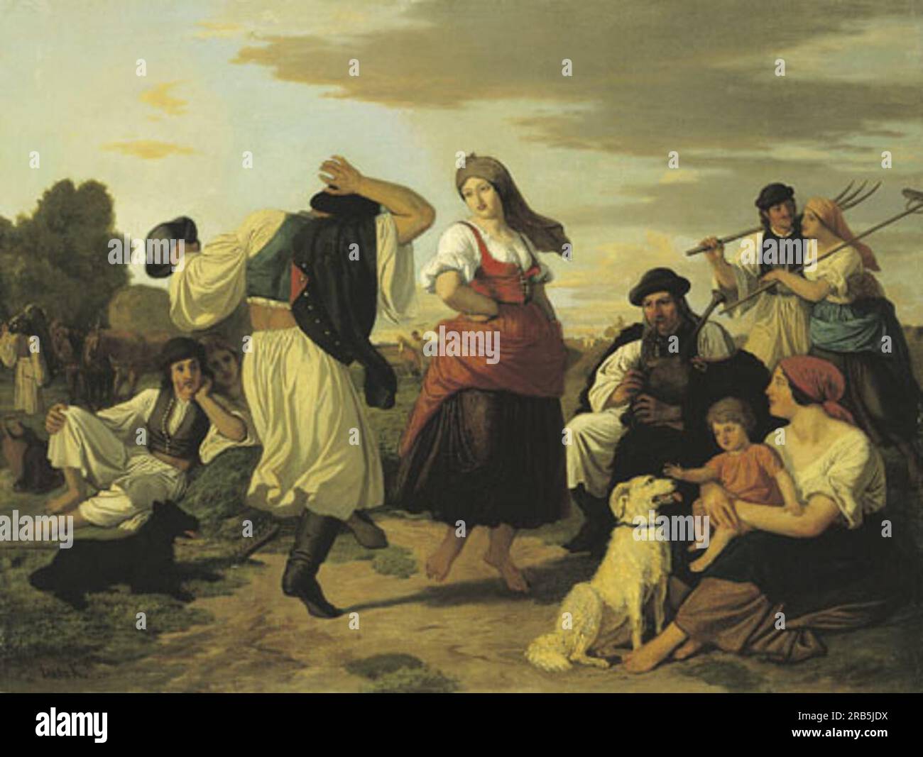 Peasants dancing hi-res stock photography and images - Alamy