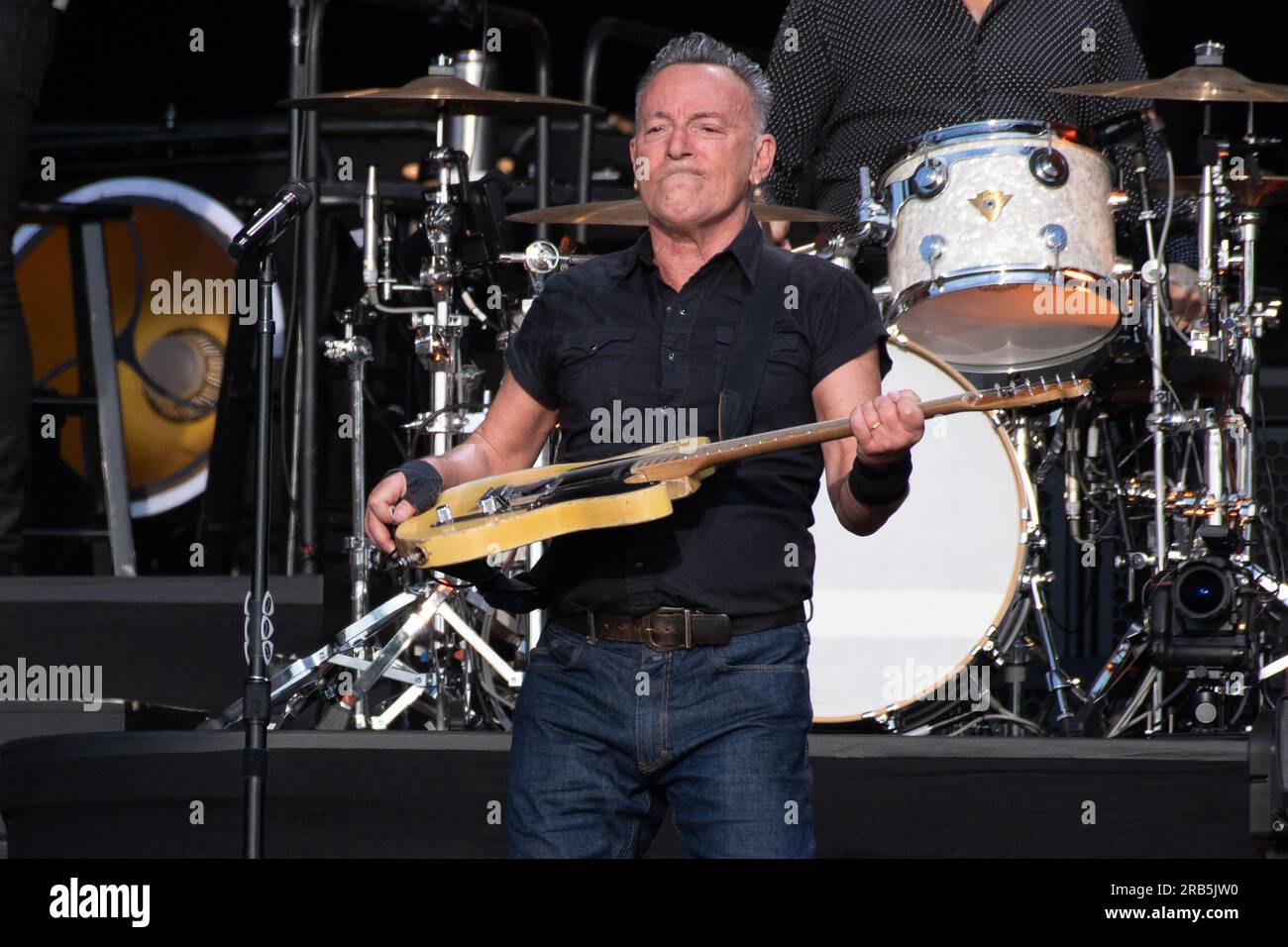 London.UK. Bruce Springsteen of E Street Band headlines BST Hyde Park ...