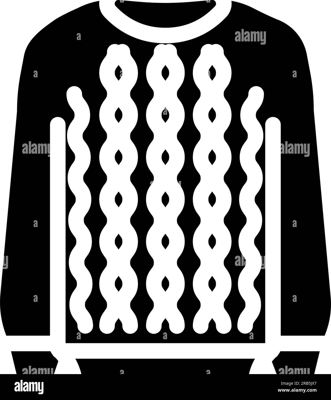 knitwear knitting wool glyph icon vector illustration Stock Vector ...