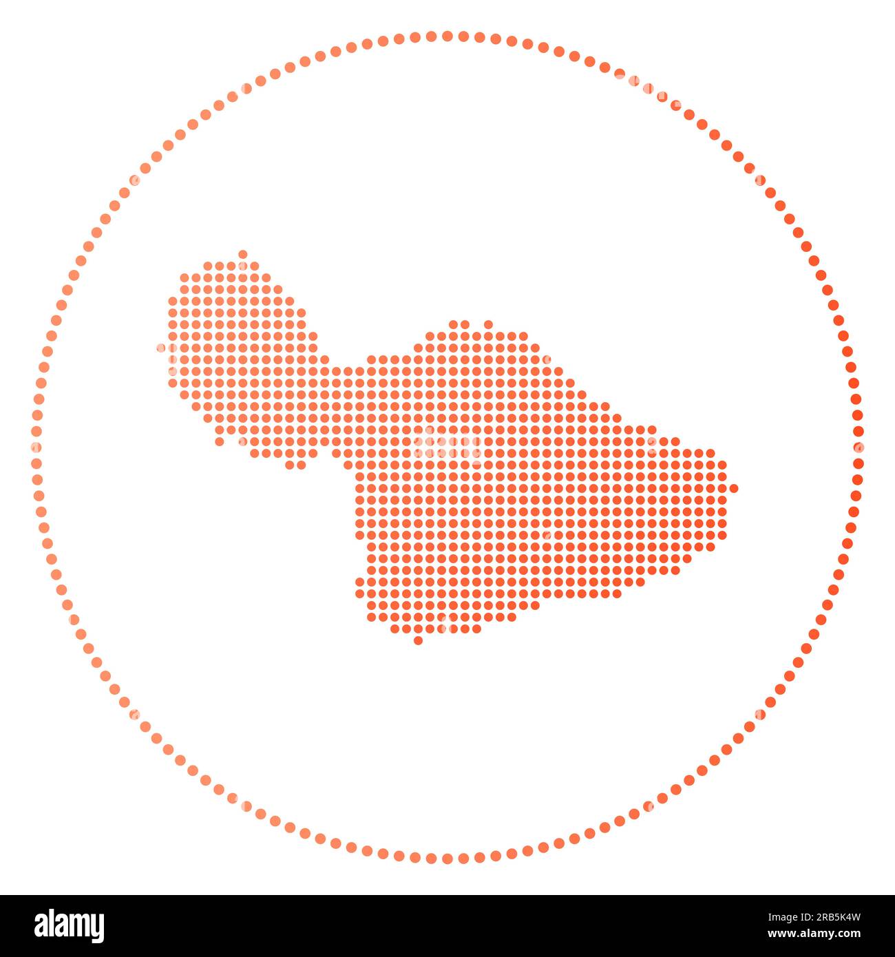 Maui digital badge. Dotted style map of Maui in circle. Tech icon of ... Maui digital badge. Dotted style map of Maui in circle. Tech icon of ...
