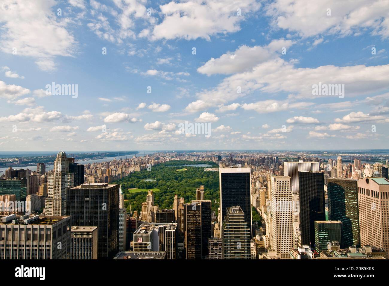 Manhattan From Top of The Rock. New York City. Usa Stock Photo - Alamy
