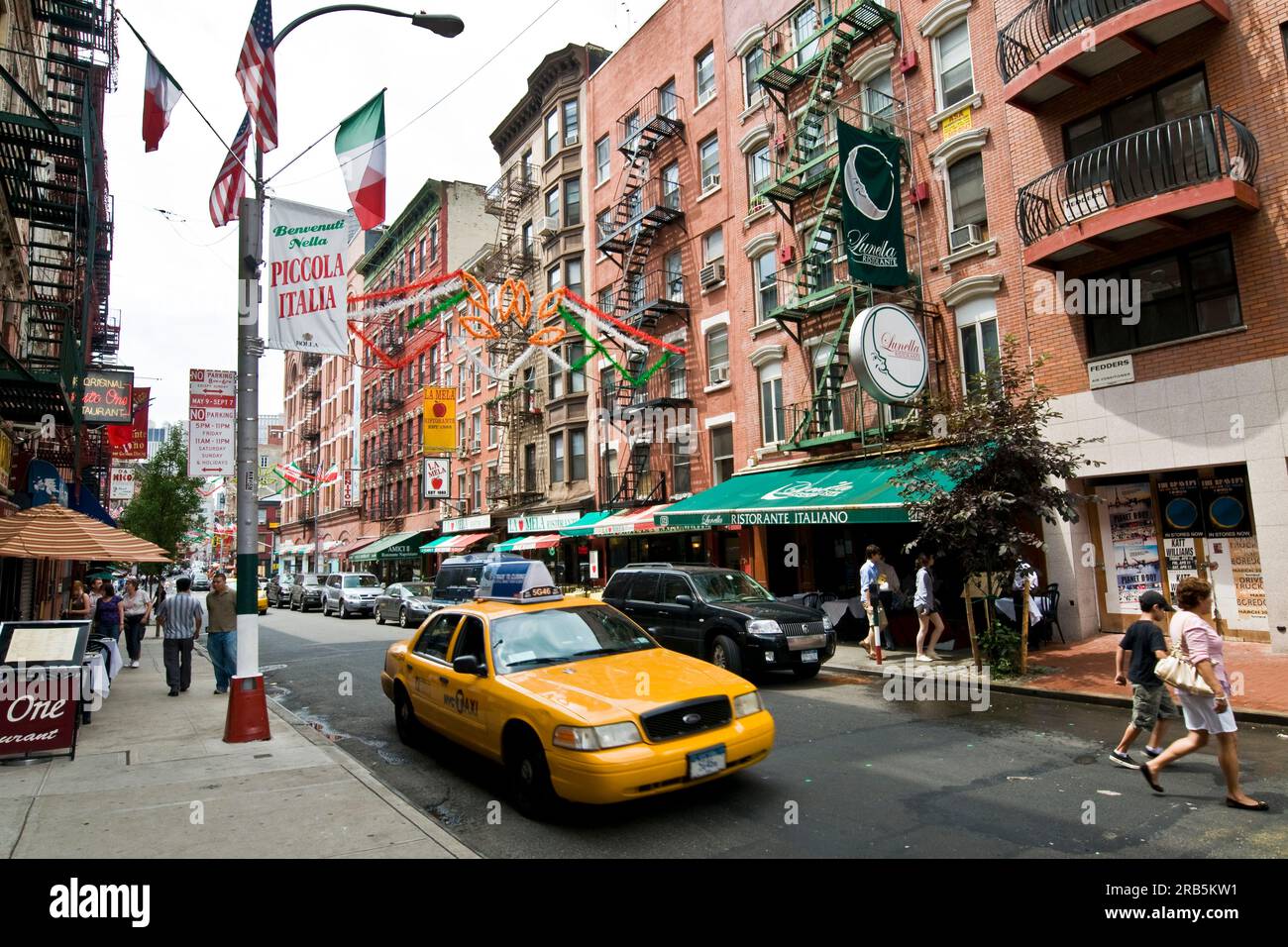 Little Italy. Manhattan. New York City. Usa Stock Photo - Alamy