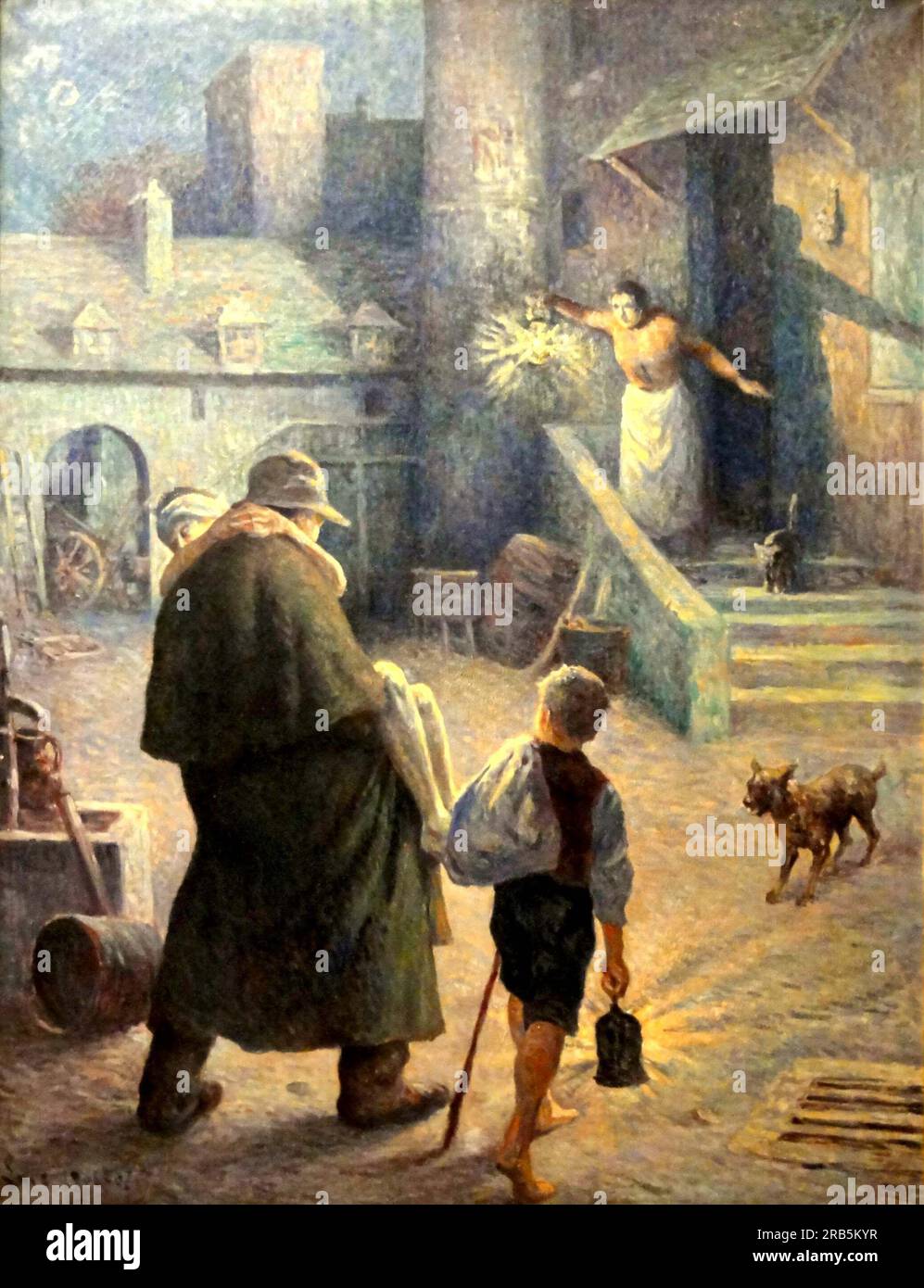Le Bon Samaritain 1907 by Maximilien Luce Stock Photo - Alamy