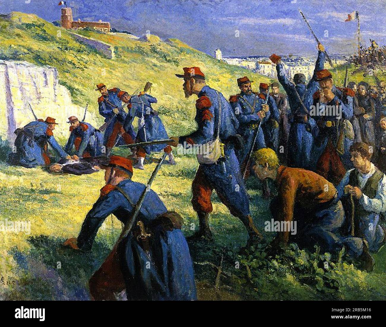 The Execution of Varlin 1917 by Maximilien Luce Stock Photo - Alamy