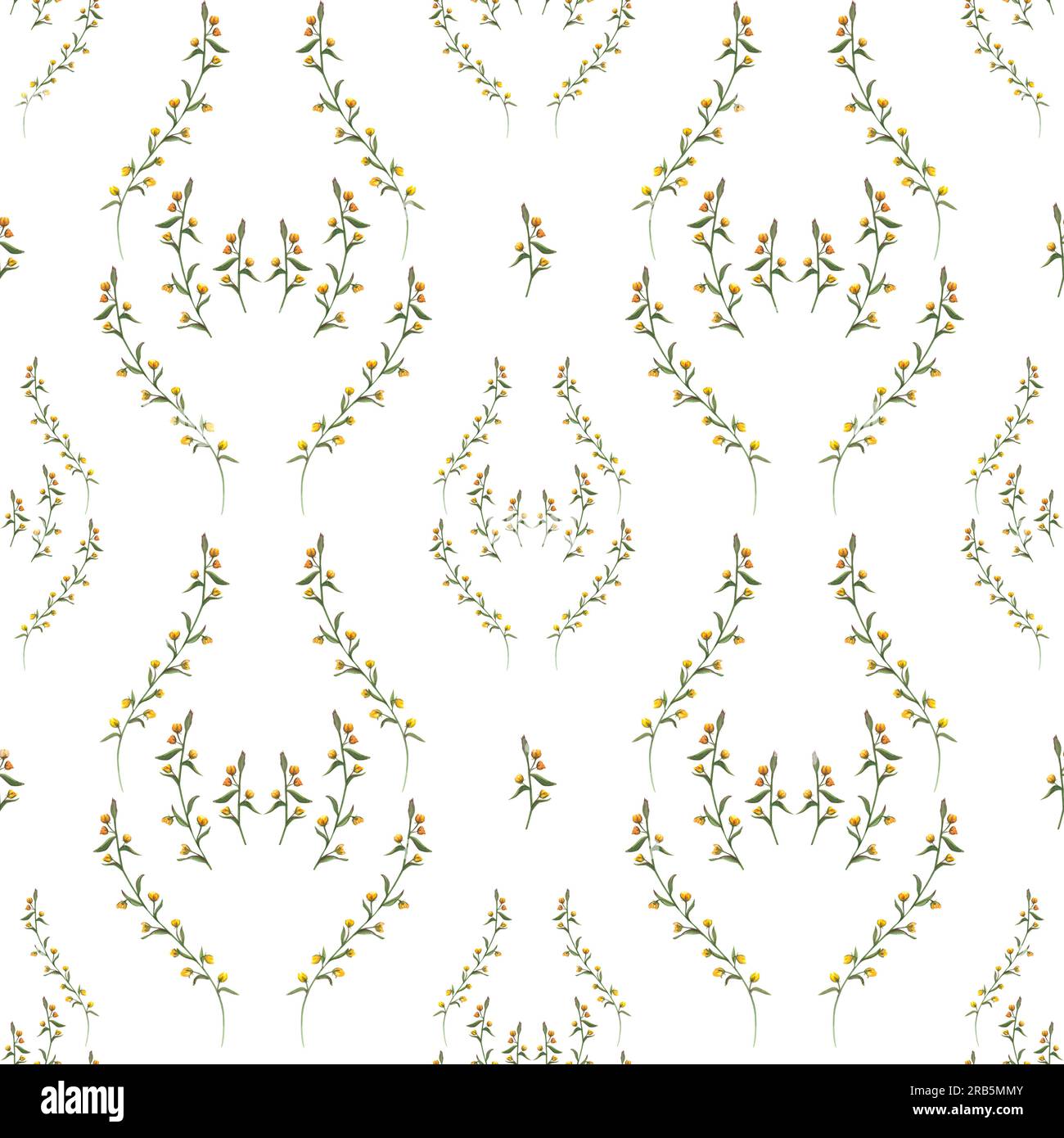 Graceful flower pattern Cut Out Stock Images & Pictures - Alamy