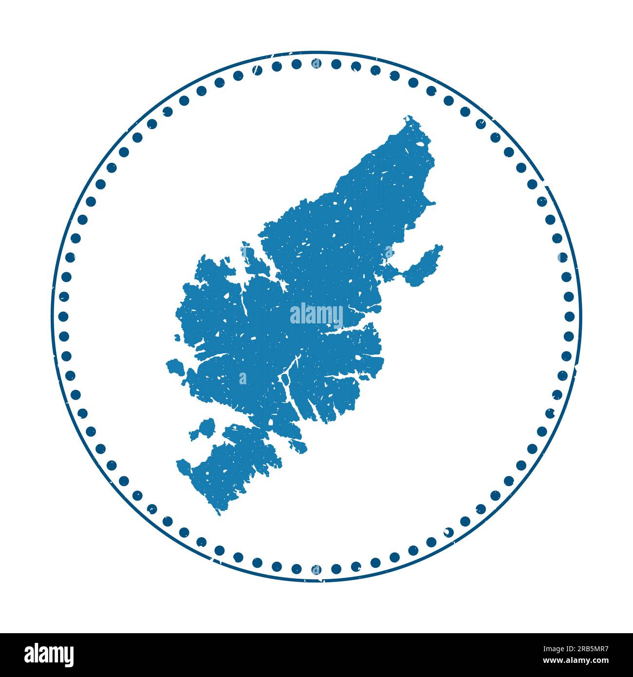 Lewis and Harris sticker. Travel rubber stamp with map of island ...