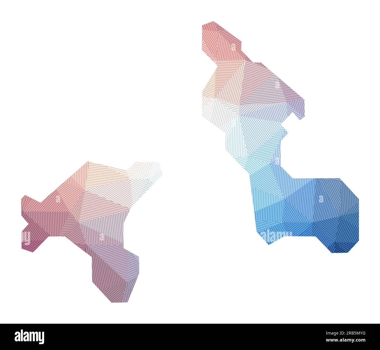 Island cooper island map hi-res stock photography and images - Alamy