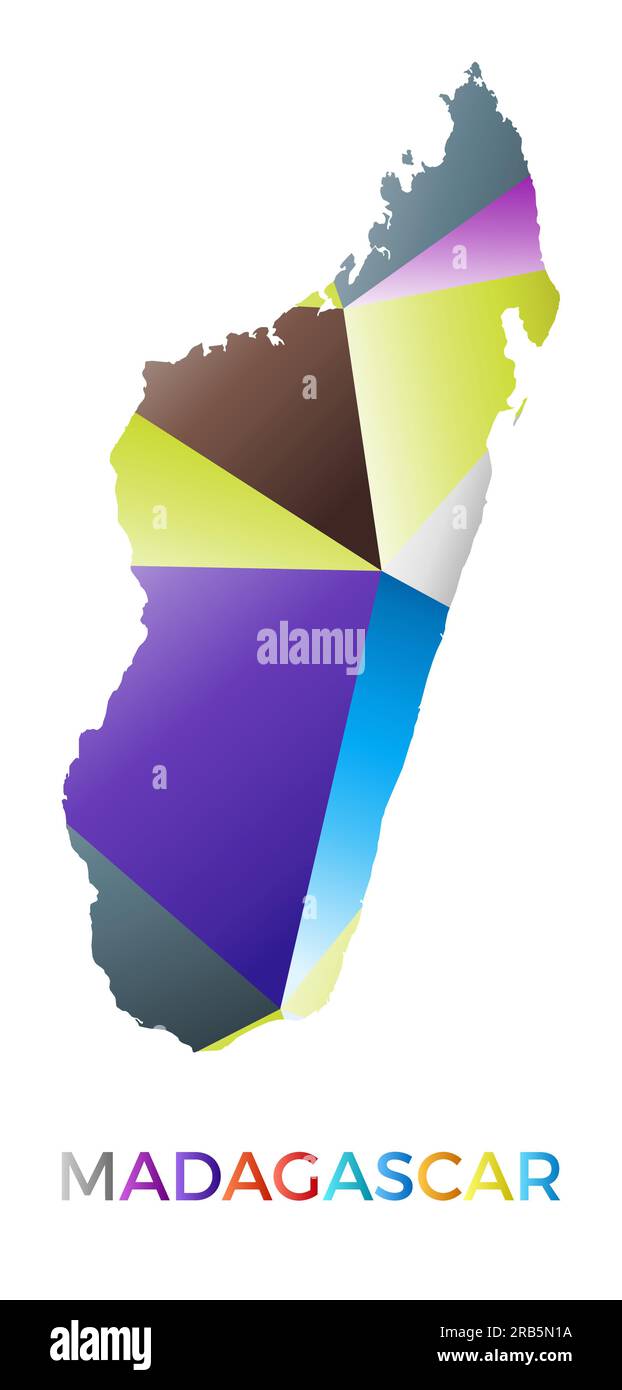 Madagascar vector outline map hi-res stock photography and images - Alamy