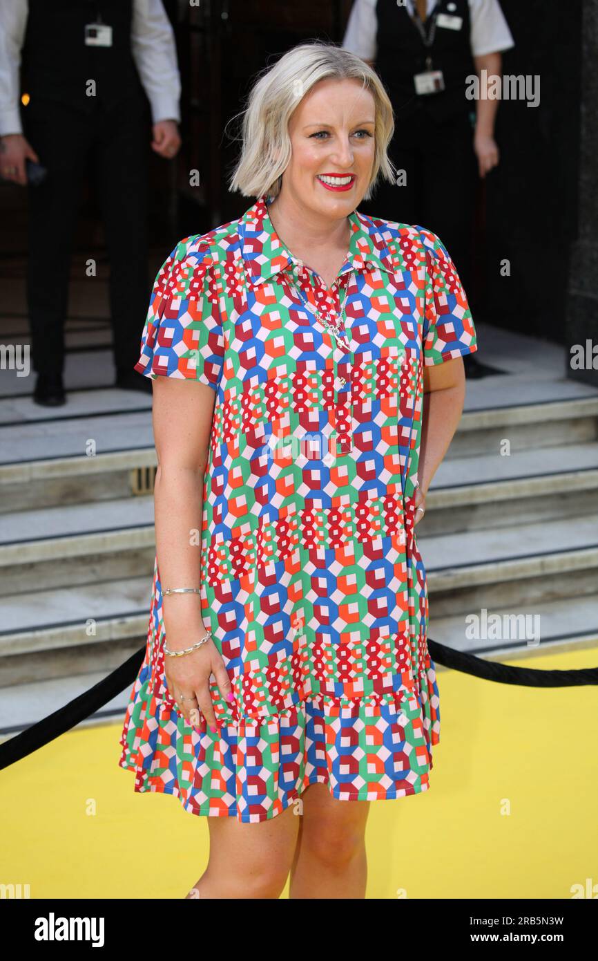 London, UK. Stephanie (Steph) McGovern at The Wizard of Oz musical ...