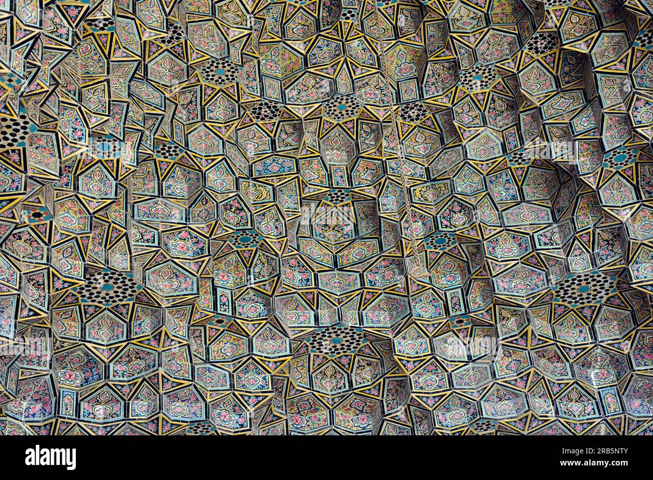 Iran. Shiraz. Mosque Decorations Stock Photo - Alamy
