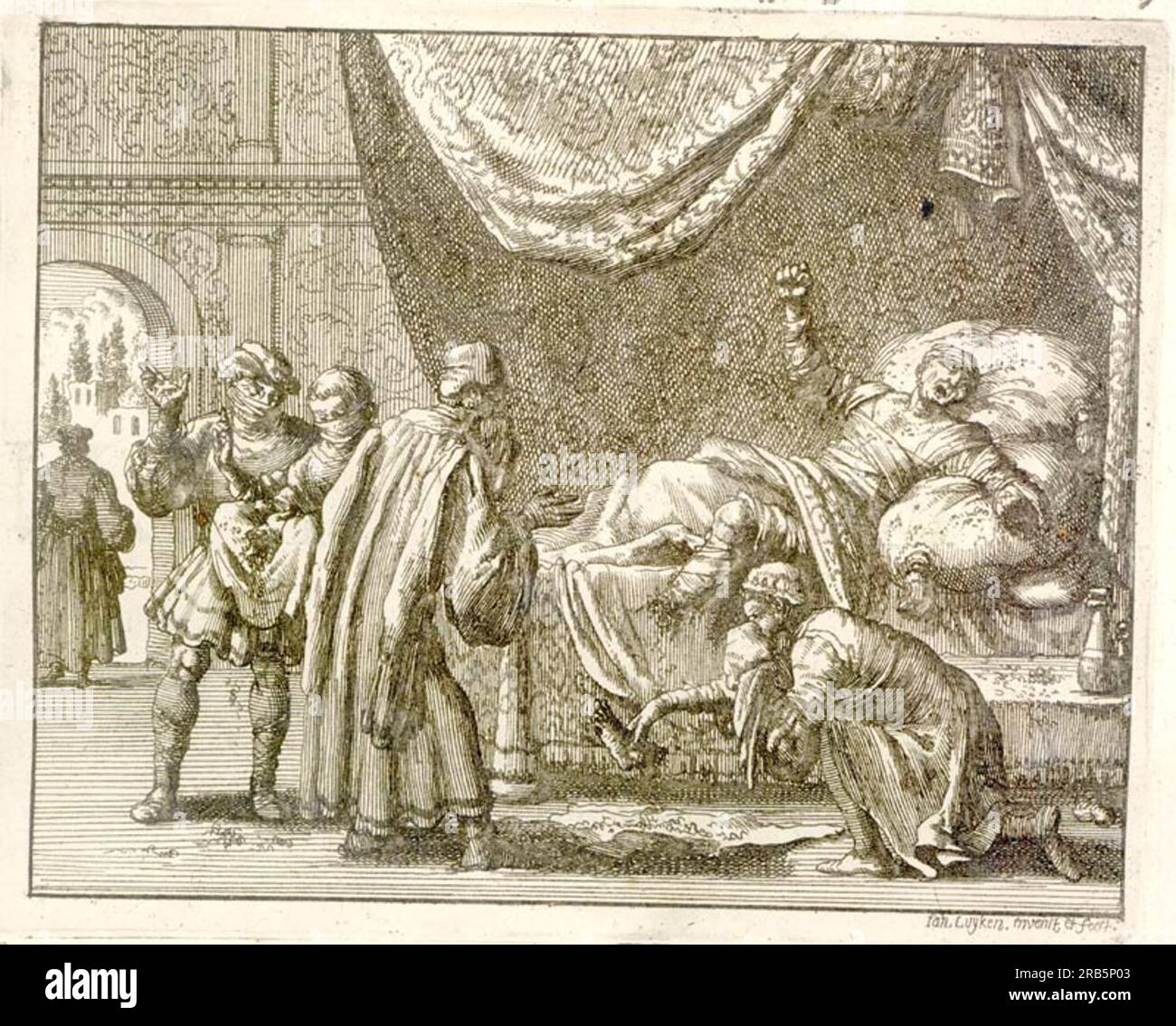 Honoric, King of the Vandals, Eaten by Worms and Lice, AD 477 1685 by ...