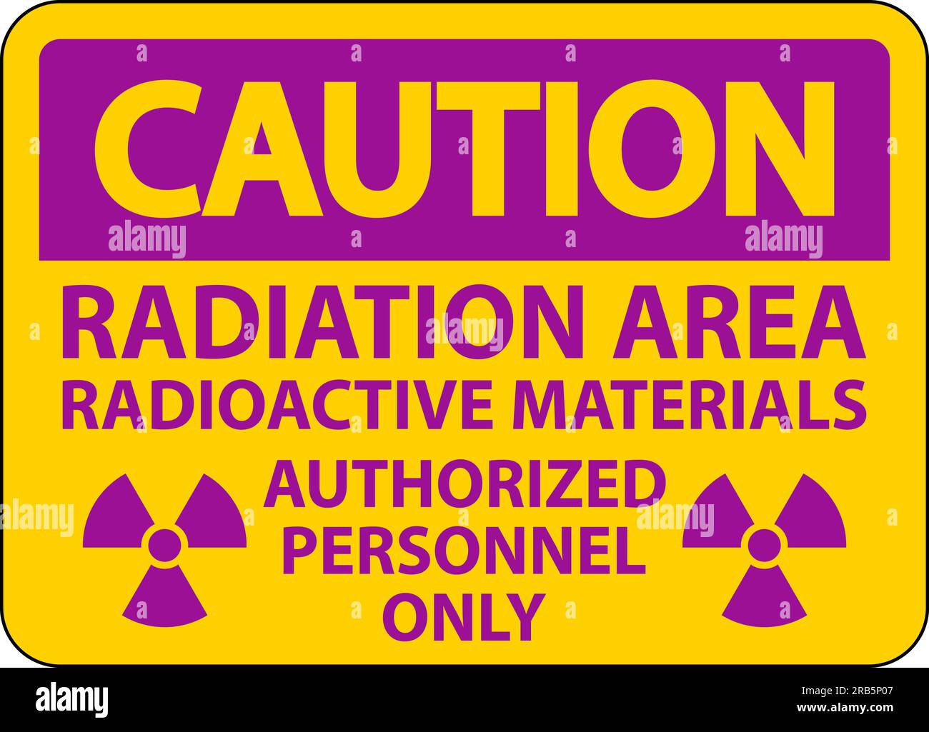 Radiation Caution Sign Caution Radiation Area, Radioactive Materials ...