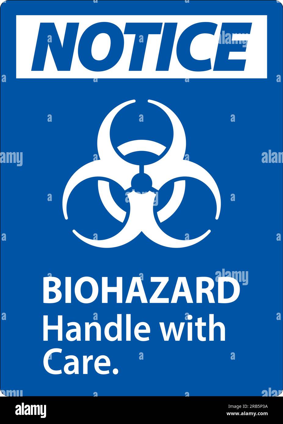 Biohazard Notice Label Biohazard, Handle With Care Stock Vector Image ...