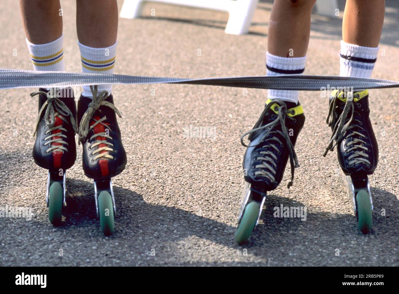 Children. Roller Skating Stock Photo - Alamy