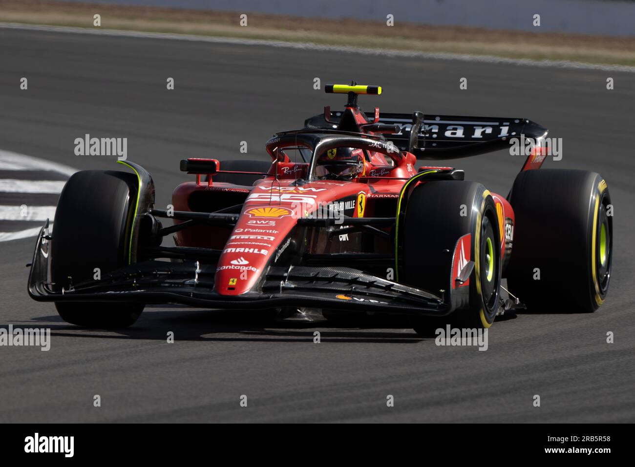 Silverstone, UK. 07th July, 2023. Carlos Sainz Jr (ESP) Ferrari SF-23. Formula 1 World ...