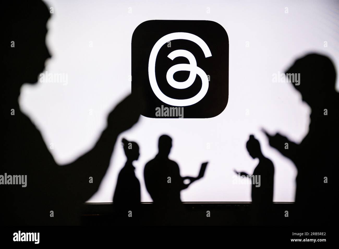 CALIFORNIA, UNITED STATES, JULY 7, 2023: Threads App Wireless ...