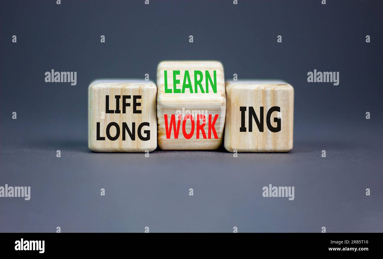 Lifelong learning working symbol. Concept word Lifelong learning ...