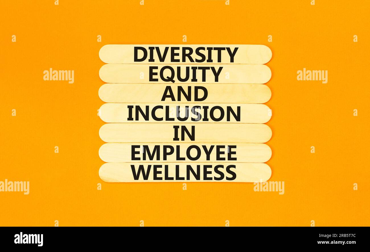 Diversity equity inclusion symbol. Concept words Diversity Equity and ...