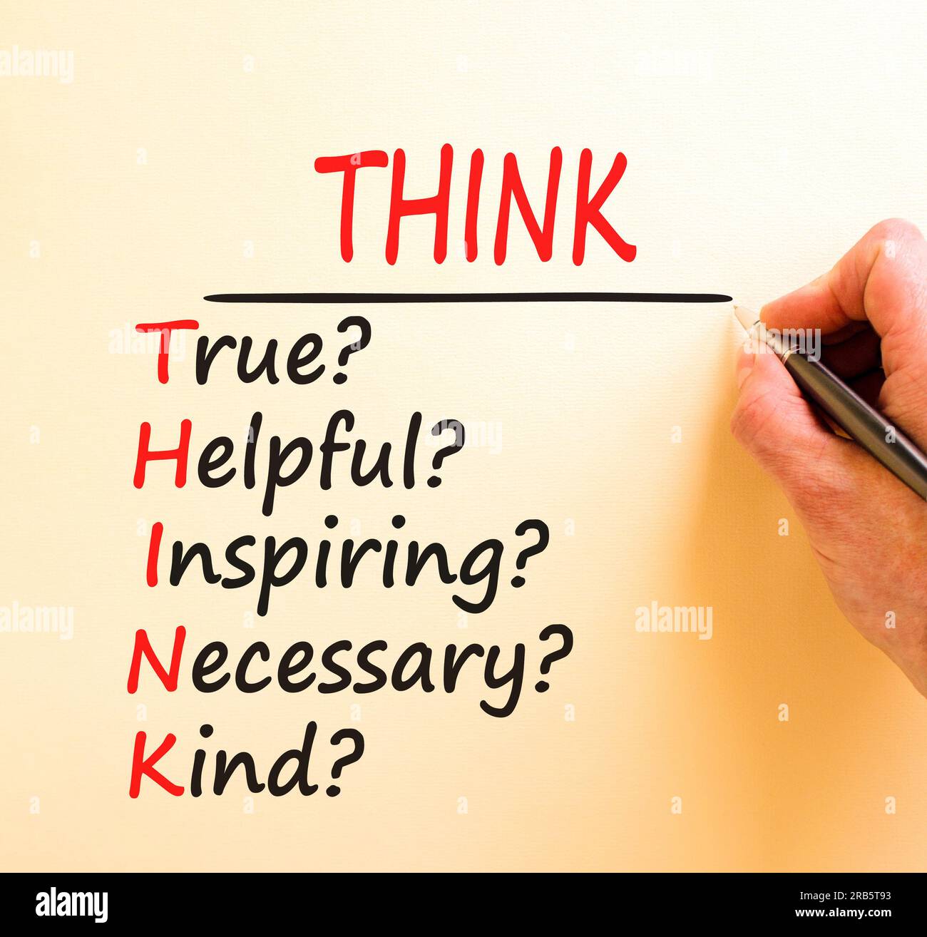 Think symbol. Concept words Think before you speak true helpful ...