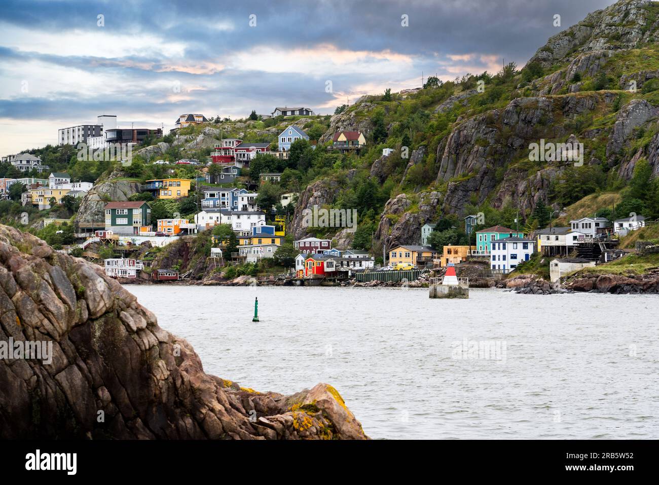 Old Battery colourful East coast homes photograph taken from Fort ...