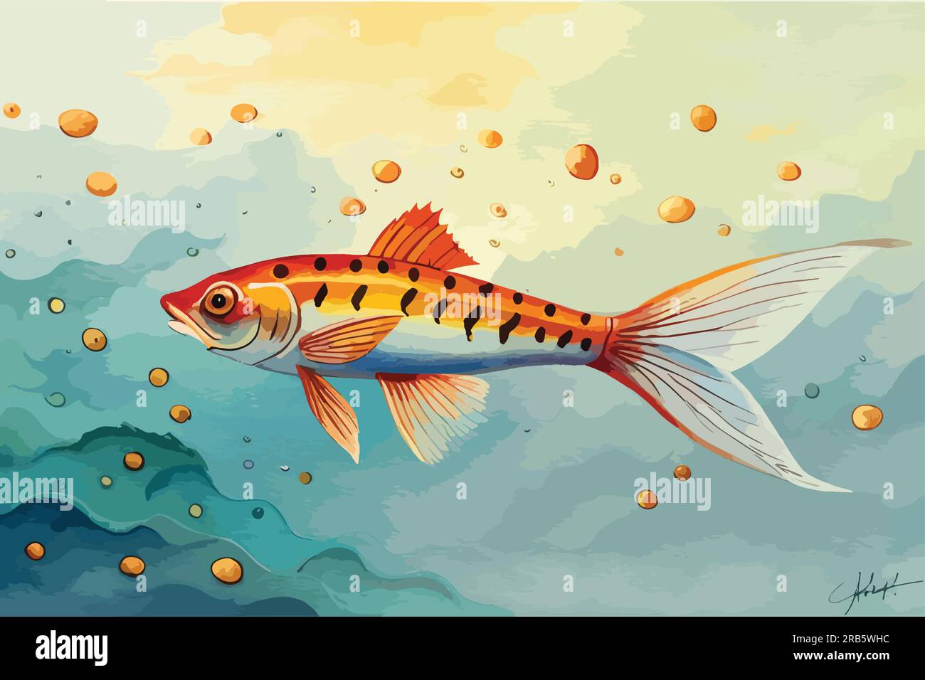 White goby Stock Vector Images - Alamy