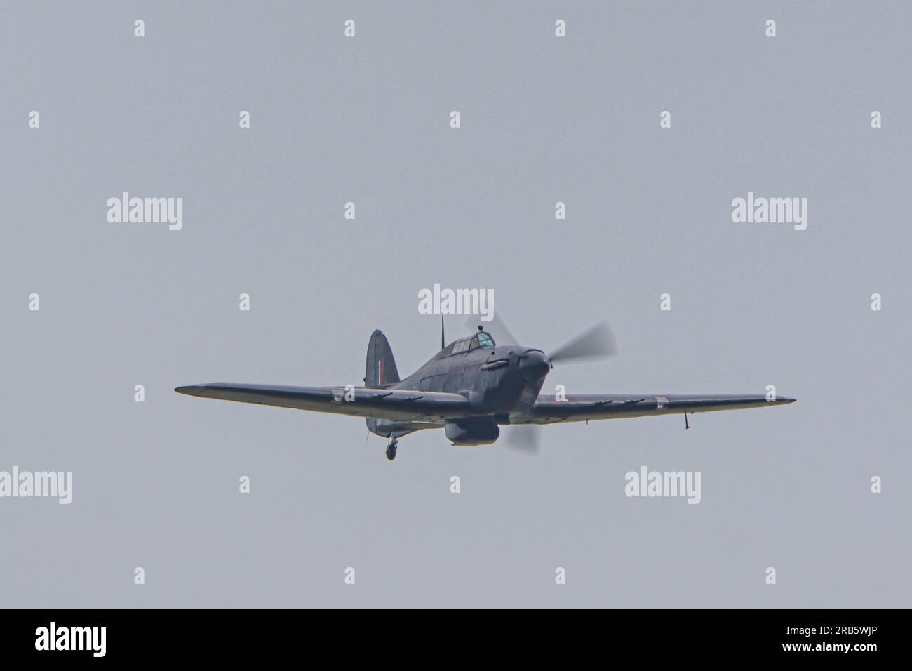 Royal Air Force Battle Of Britain Memorial Flight Hurricane Display At Raf Cosford Air Show 2023