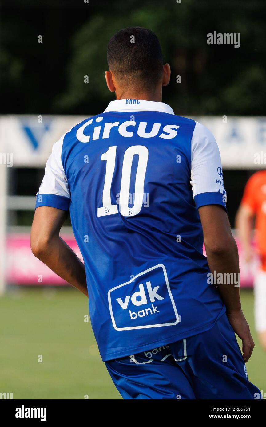 Axel, Netherlands. 07th July, 2023. Gent's Tarik Tissoudali pictured ...