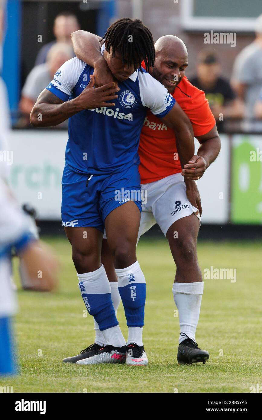 Axel, Netherlands. 07th July, 2023. Gent's Gift Emmanuel Orban and ...