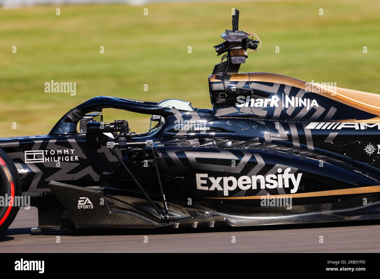 The modified F2 car prepared by Mercedes Applied Science and Carlin ...