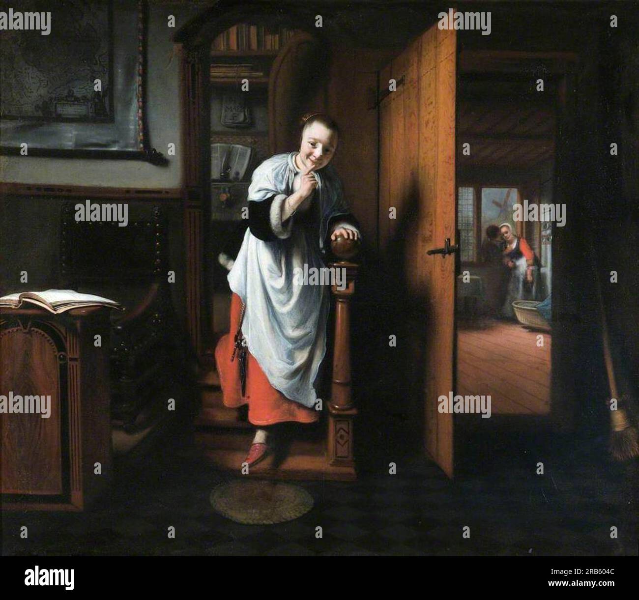 Eavesdropper nicolaes maes hi-res stock photography and images - Alamy