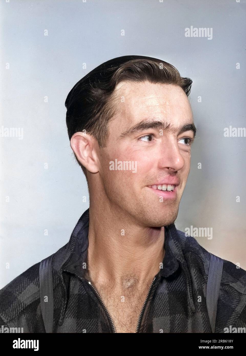 Merchant Seaman, head and shoulders portrait, Arthur Rothstein, U.S ...