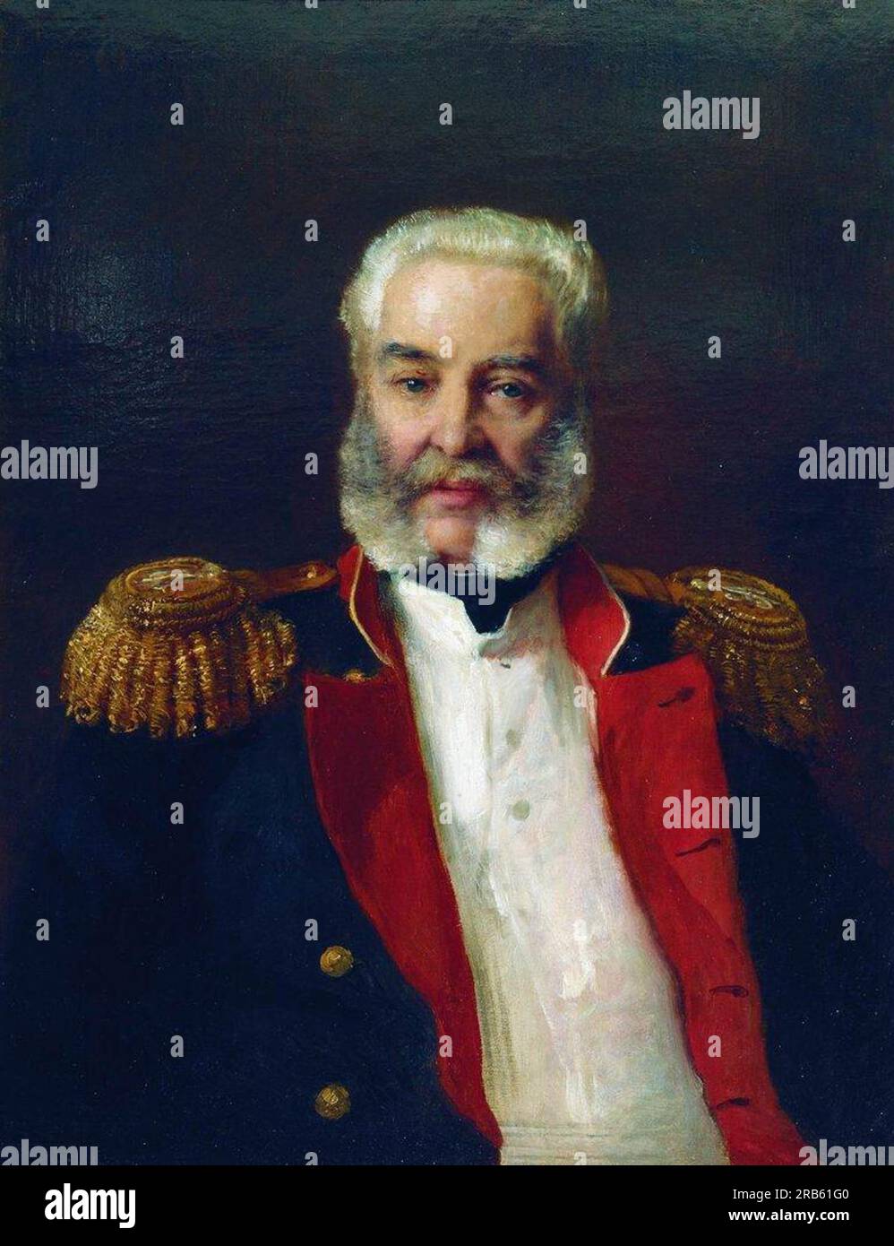 Portrait of Adleberg 1883 by Konstantin Makovsky Stock Photo - Alamy