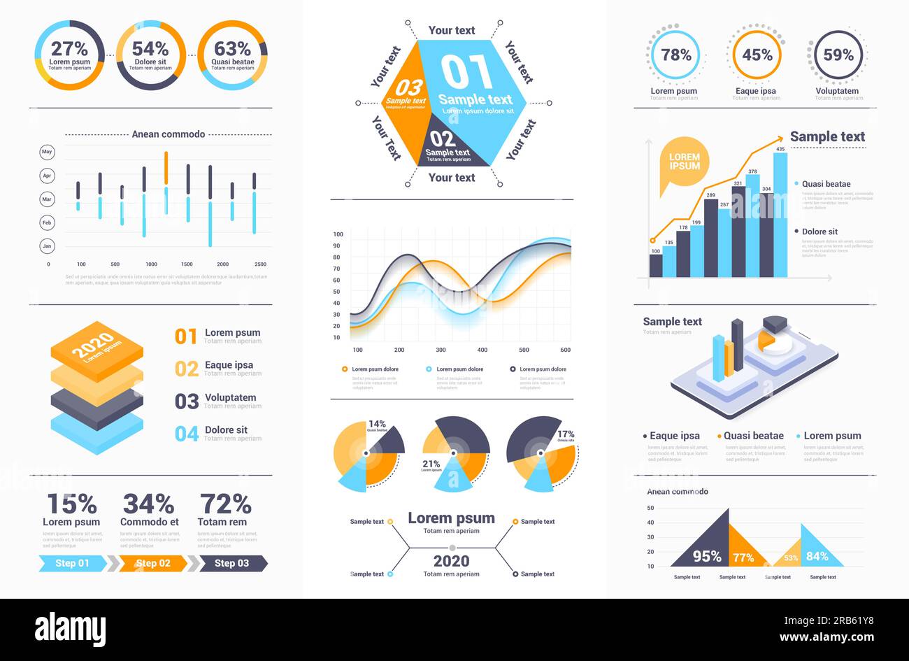 Infographics world map charts hi-res stock photography and images - Alamy