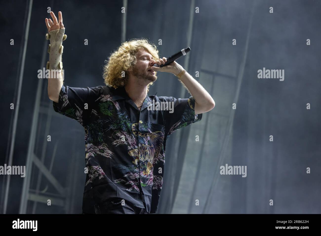Milwaukee, USA. 06th July, 2023. Yung Gravy (Matthew Hauri) during the ...