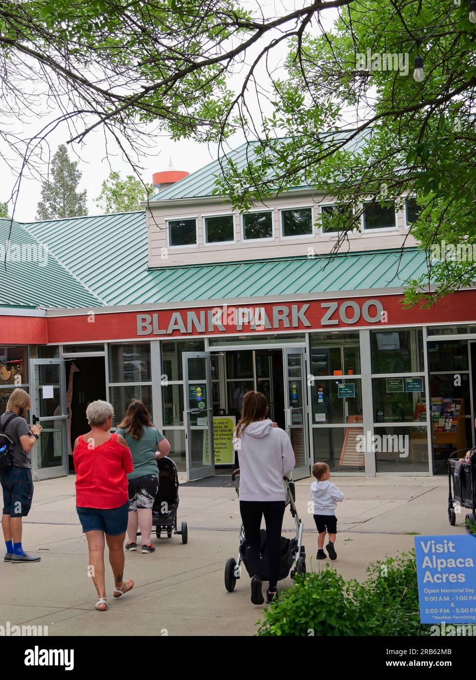 Des Moines, Iowa - June 24, 2023: Blank Park Zoo in Des Moines, IA ...