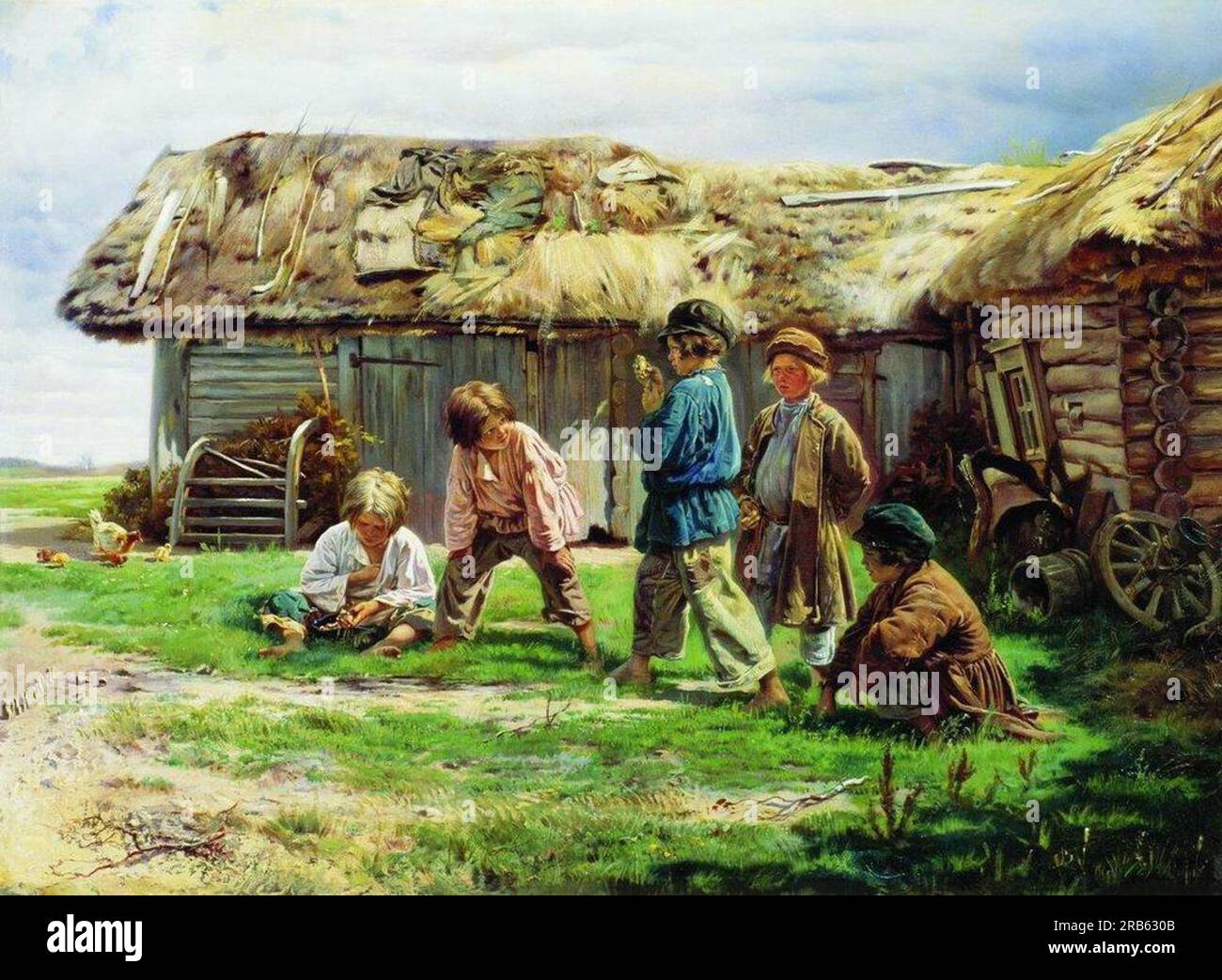 Knuckles 1870; Russian Federation by Vladimir Makovsky Stock Photo - Alamy
