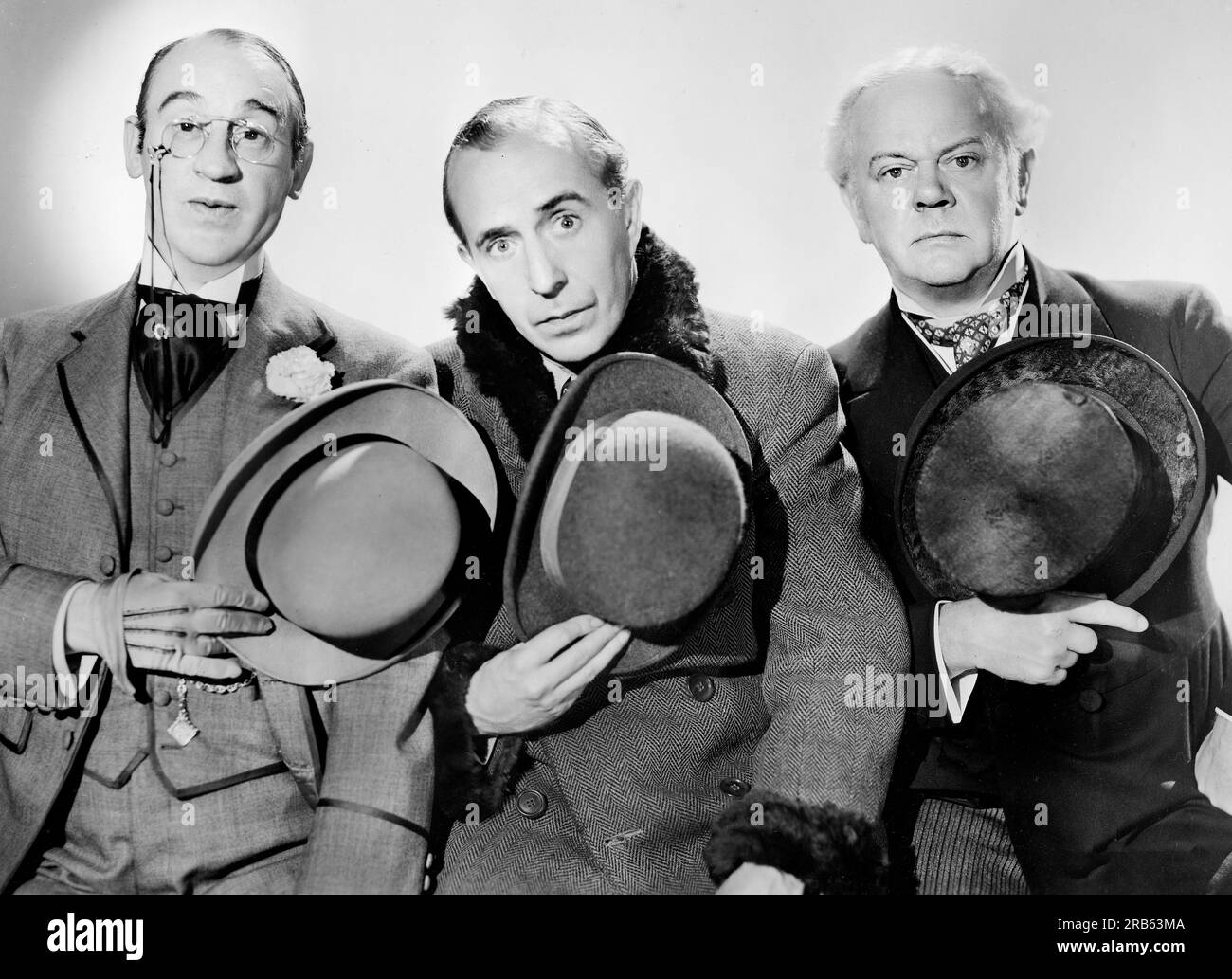 Walter Catlett, Charles Butterworth, Charles Winninger, on-set of the ...
