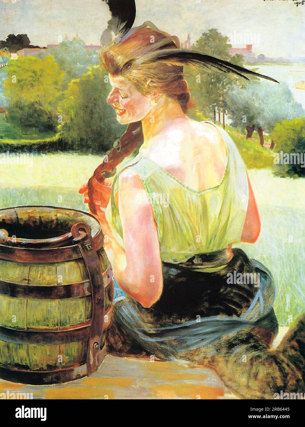 Poisoned Well Chimera by Jacek Malczewski Stock Photo - Alamy