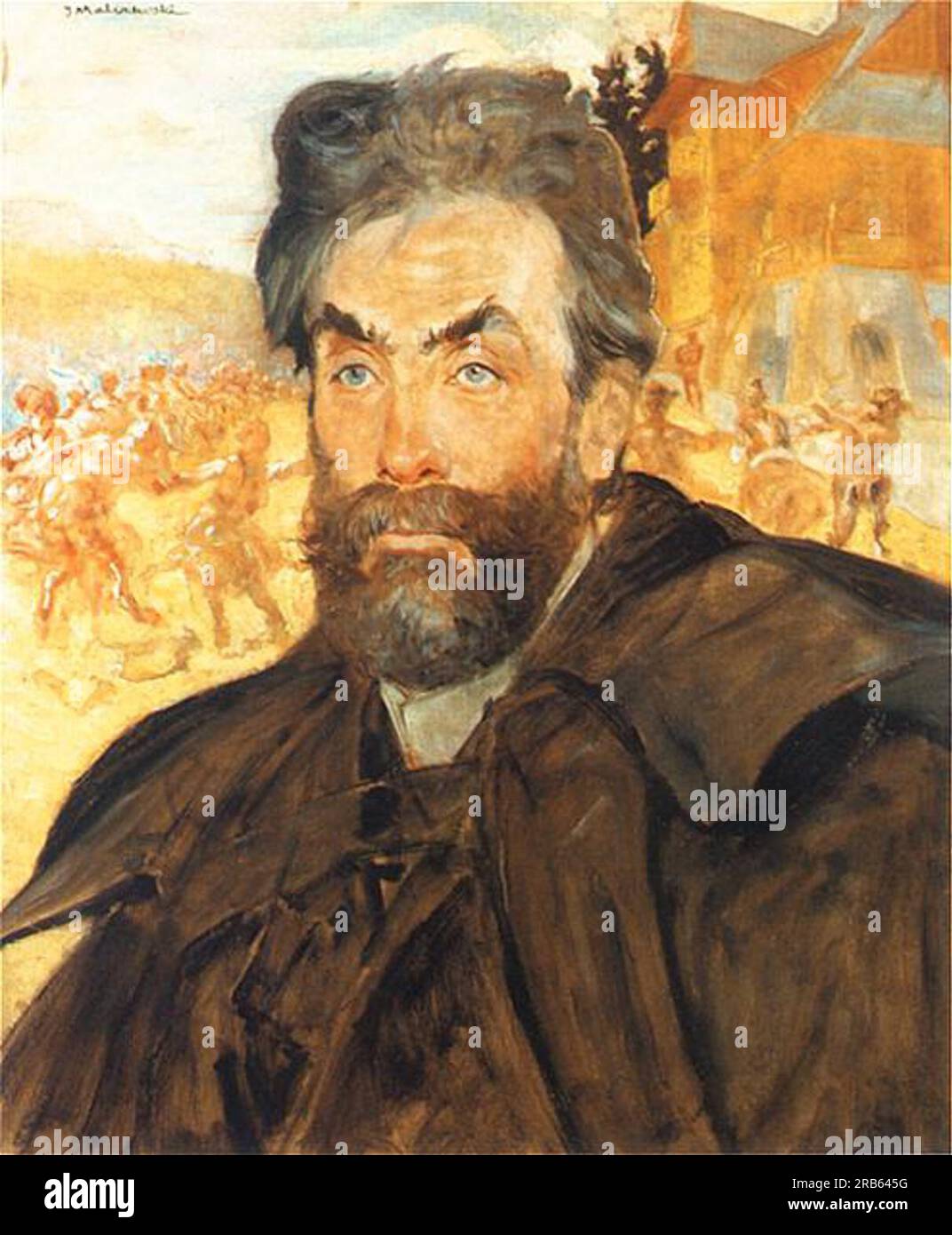 Portrait of Stanisław Witkiewicz 1897 by Jacek Malczewski Stock Photo ...