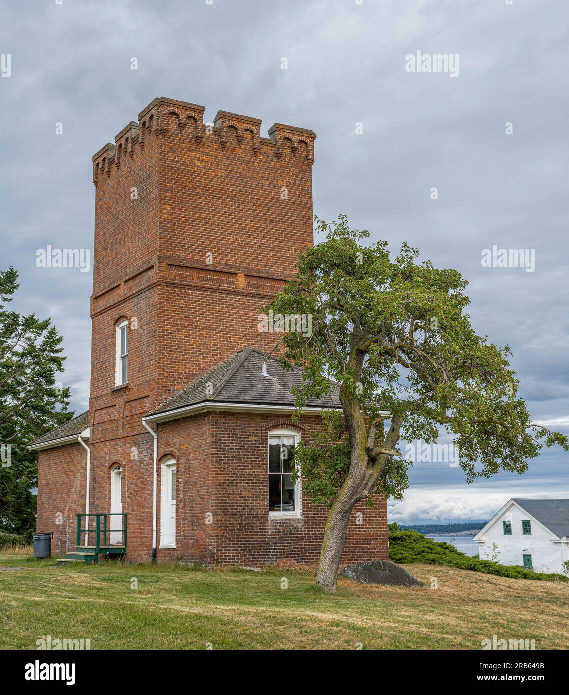 Alexanders Castle in Fort Worden Historical State Park Stock Photo - Alamy