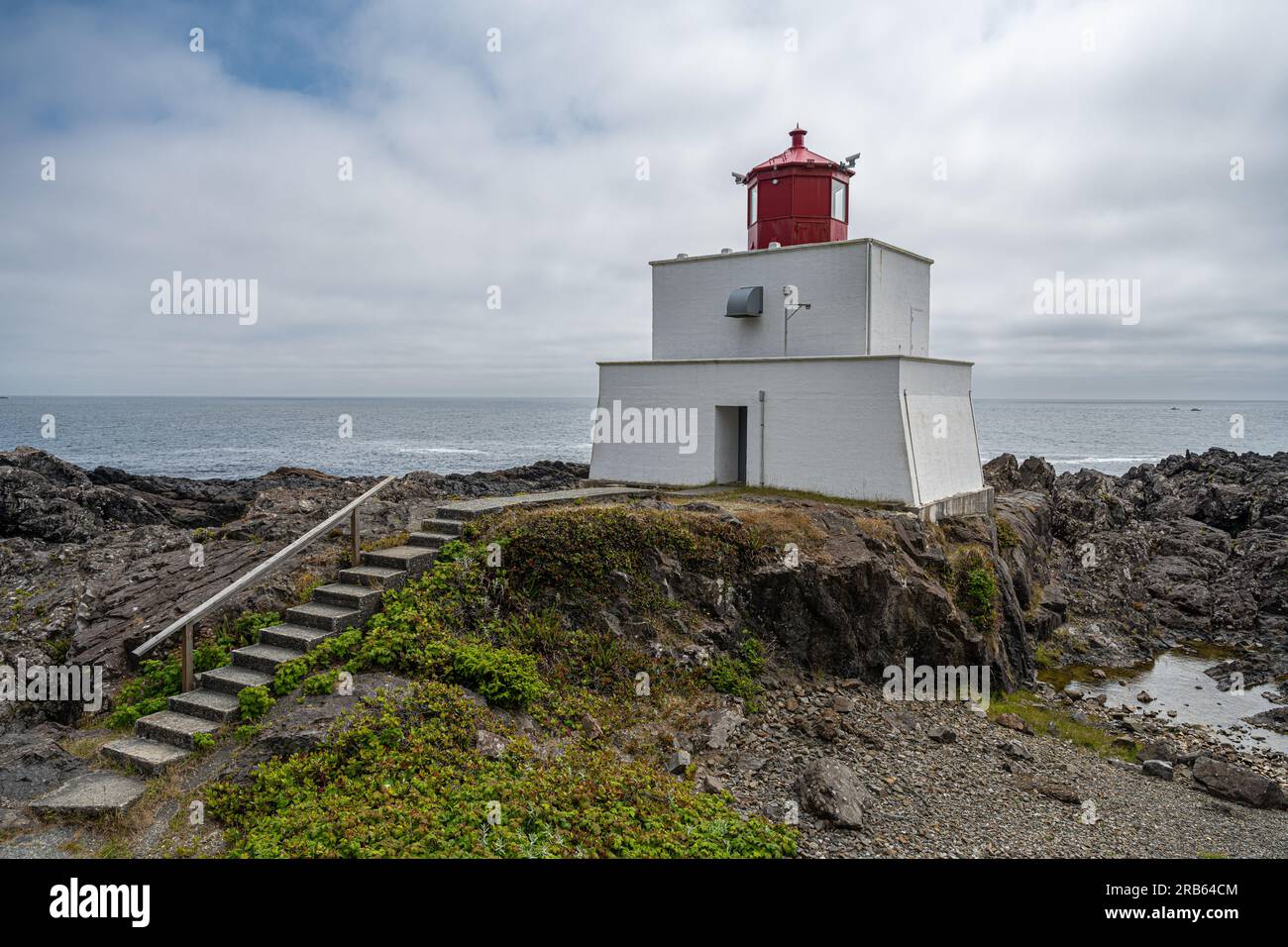 Amphitrite point lighthouse ucluelet on hi-res stock photography and ...