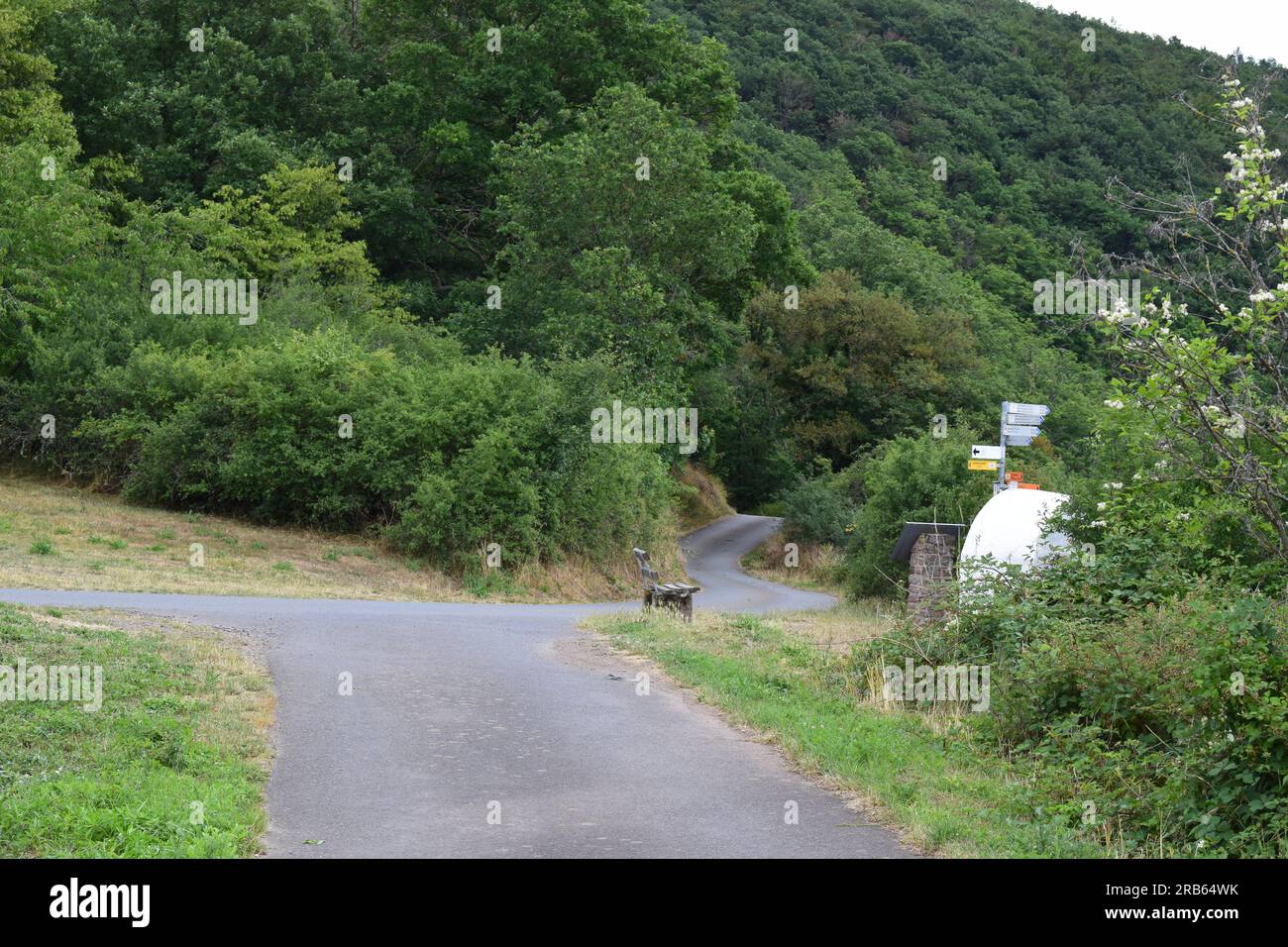 old pilgrim church Bleidenberg above Oberfell Stock Photo - Alamy