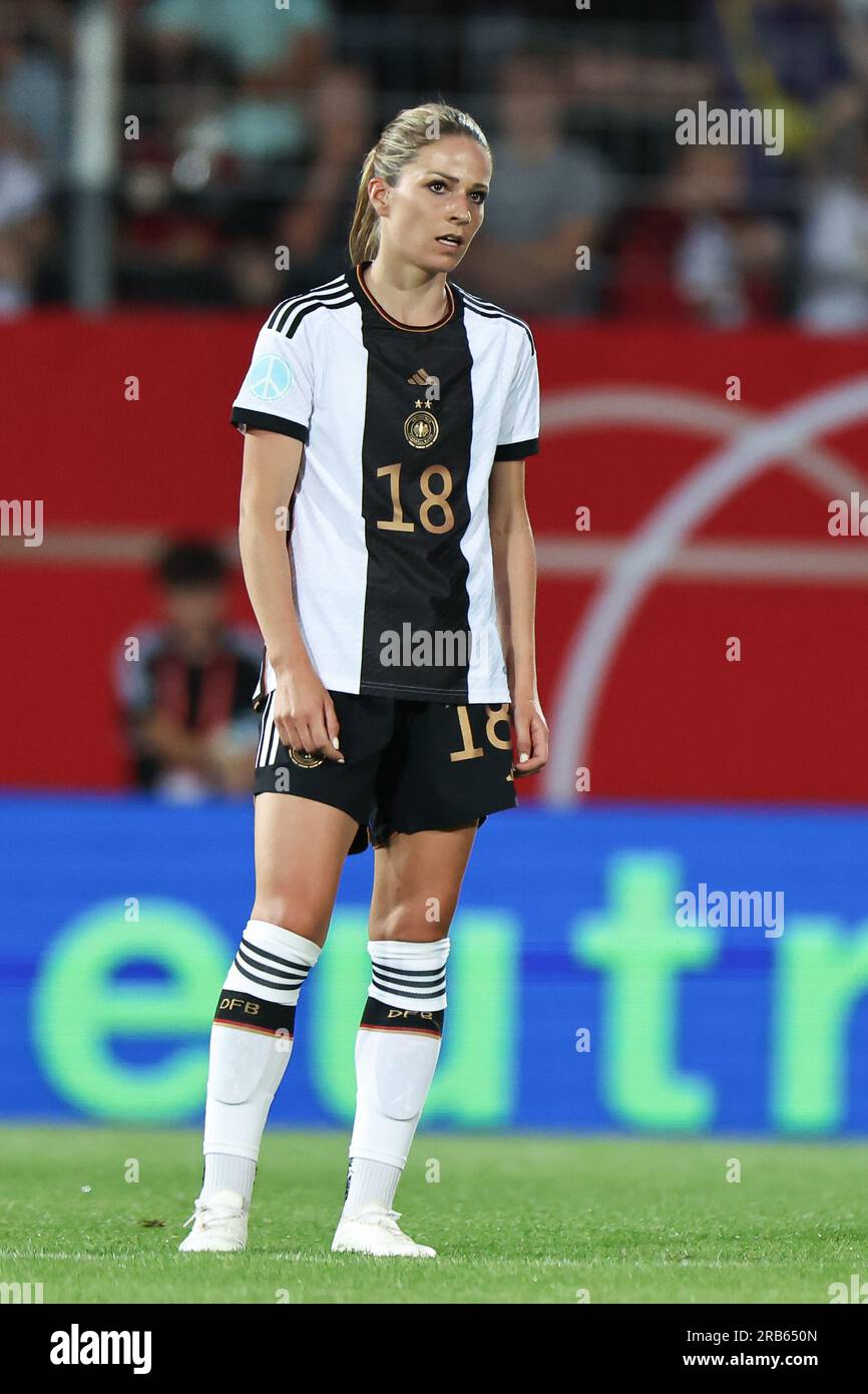 07 July 2023, Bavaria, Fürth: Soccer, Women: Internationals, Germany ...