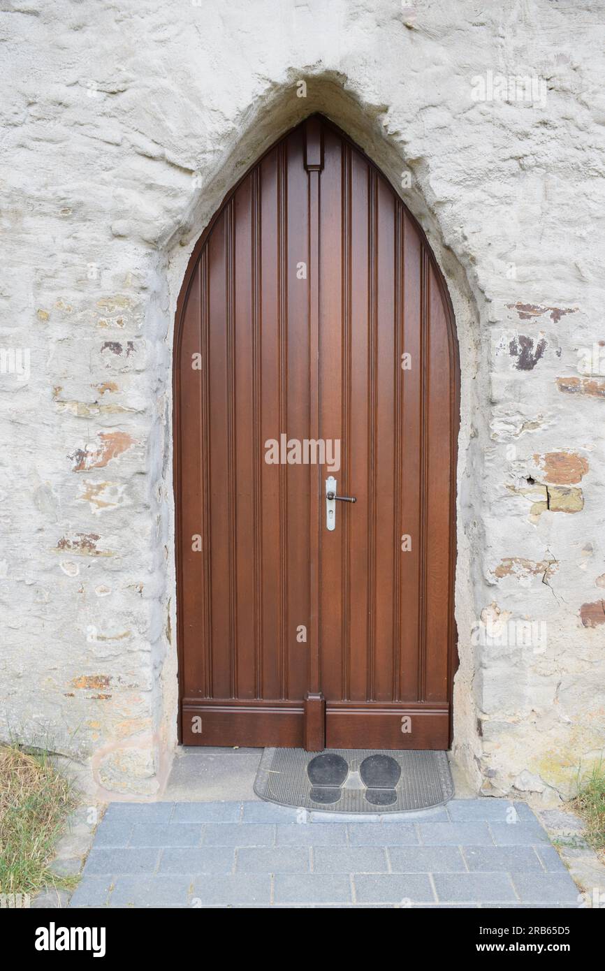 old pilgrim church Bleidenberg above Oberfell Stock Photo - Alamy