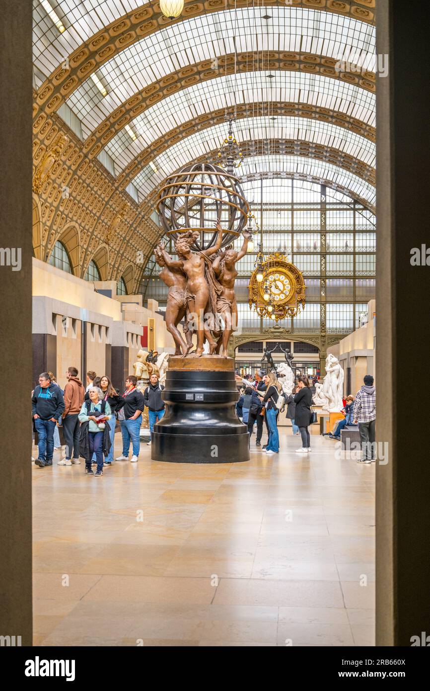 PARIS, FRANCE - APRIL 15, 2023: Jean-Baptiste Carpeaux, The Four Parts ...