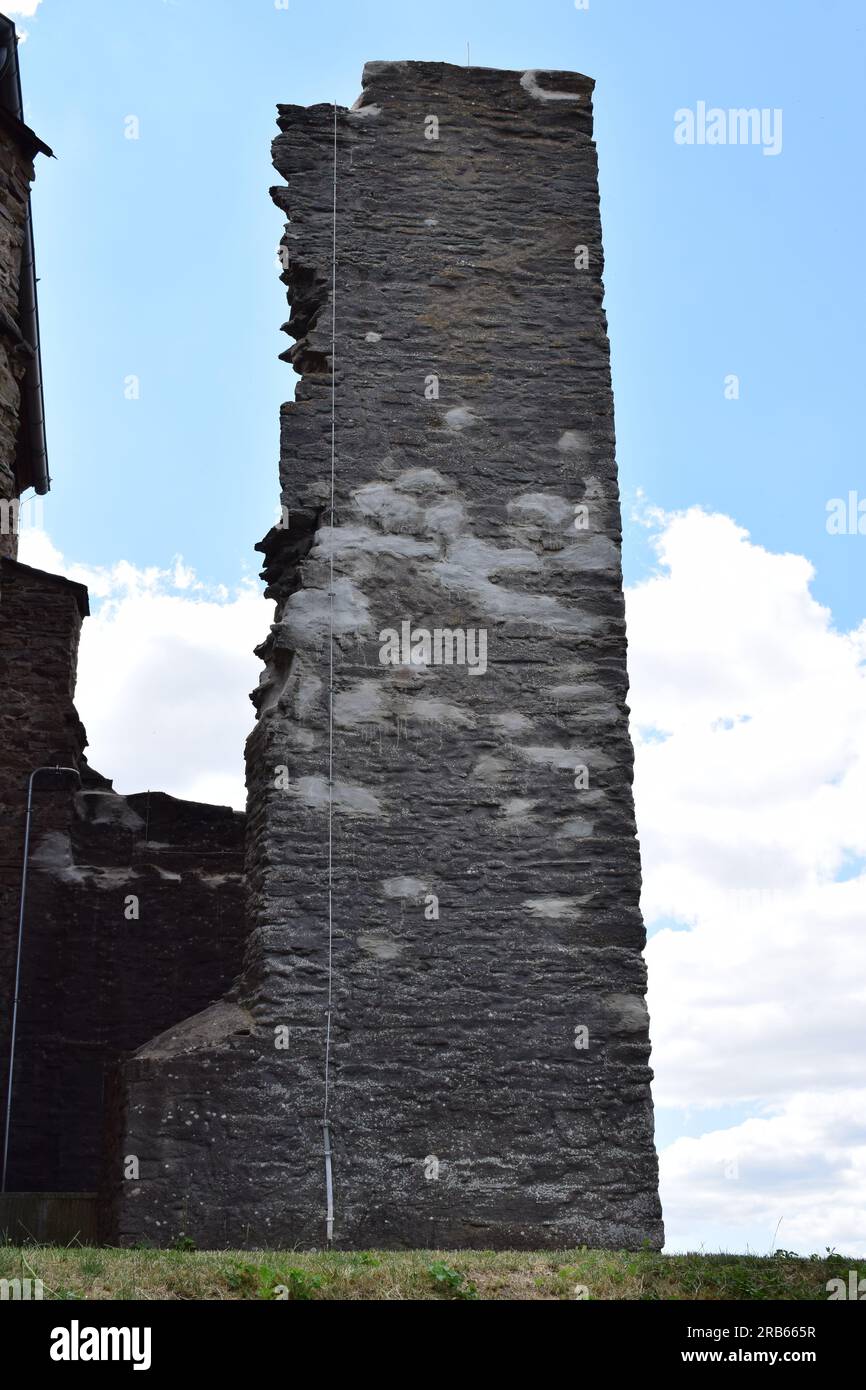 old pilgrim church Bleidenberg above Oberfell Stock Photo - Alamy
