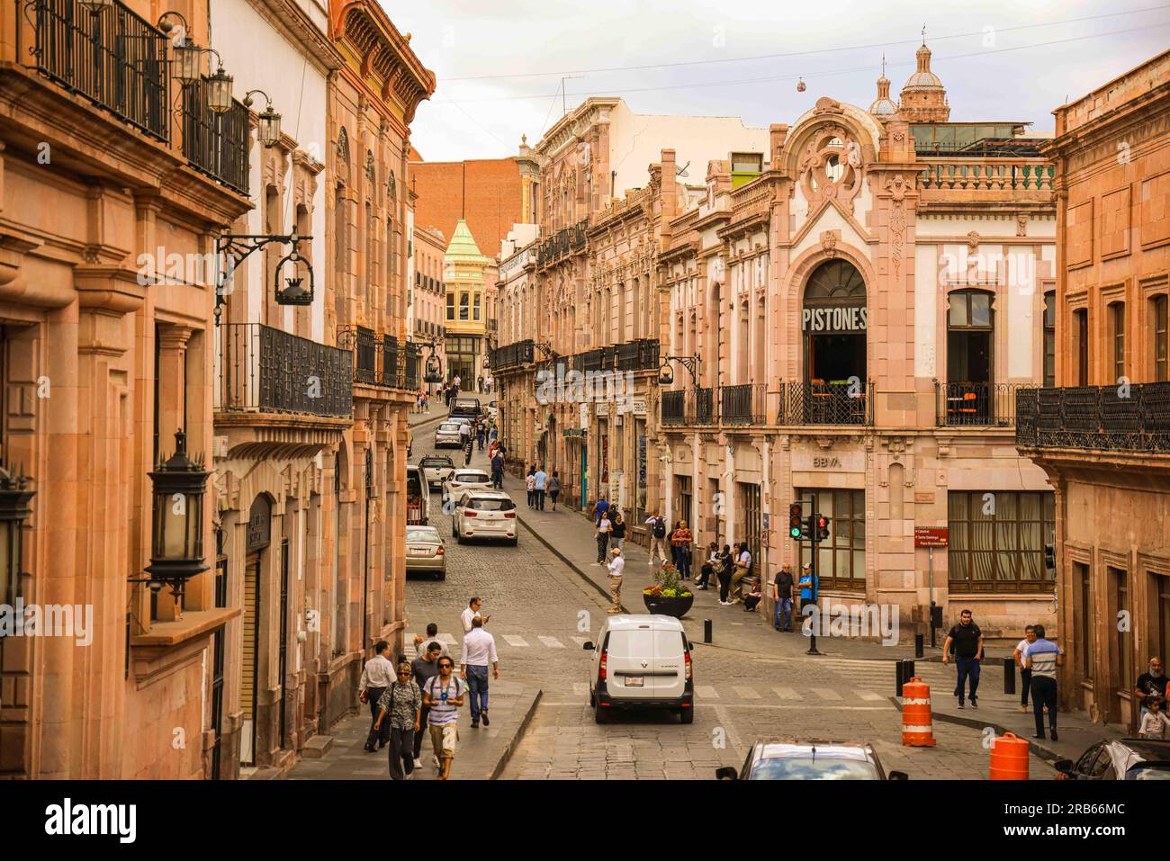 Zacatecas Mexico. Colonial zone of the capital city of the state of ...