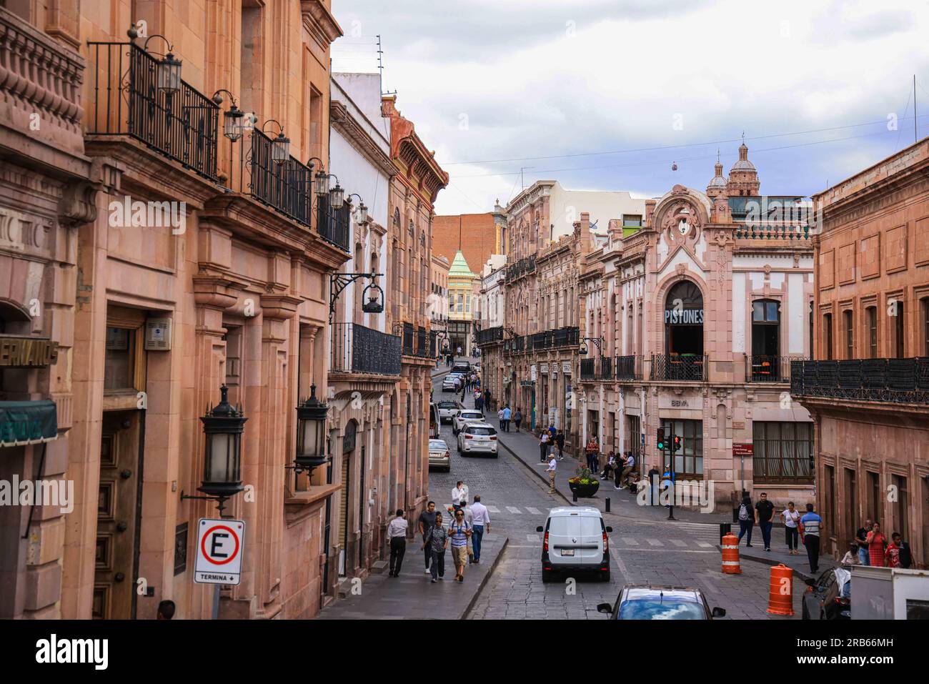 Zacatecas Mexico. Colonial zone of the capital city of the state of ...